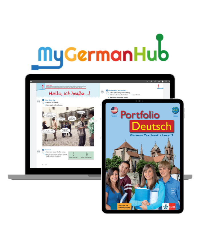 Portfolio Deutsch 2: 12-Month Interactive Online Textbook for Students