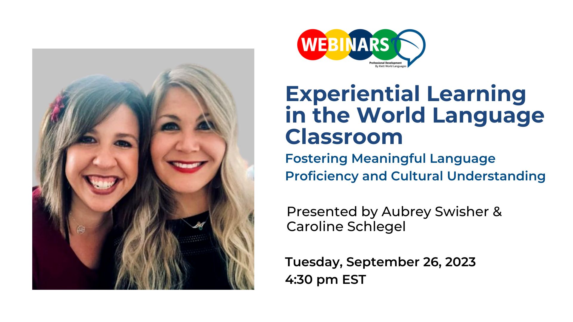 Webinars & Live Sessions - Klett World Languages